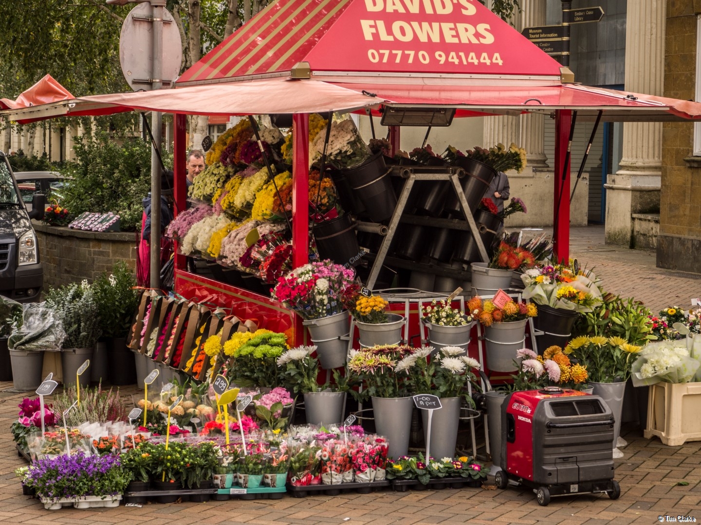 Flower Stall in Banbury Town Centre. | Tim's One Photograph a Day