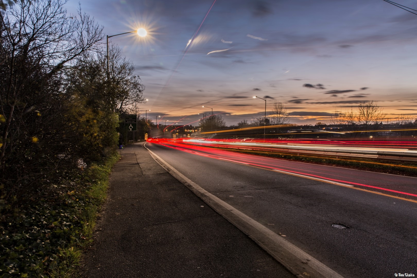 Leicester Road, Rugby. The nearly sunset! | Tim's One Photograph a Day
