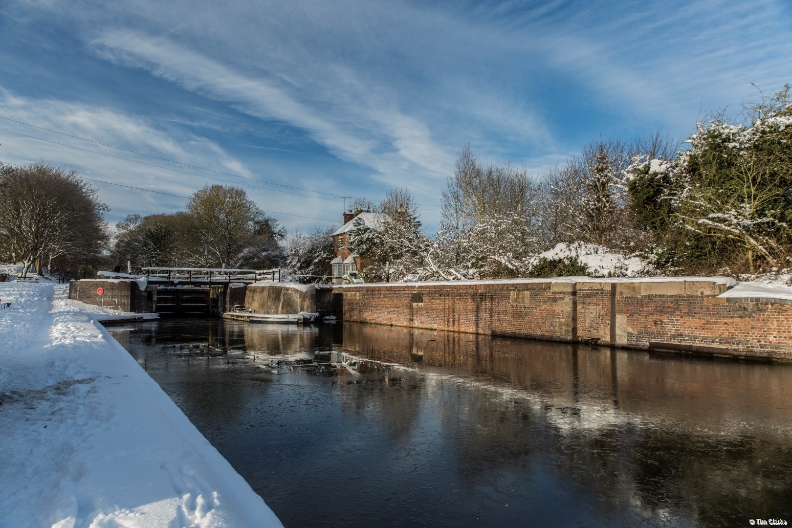 Hatton Top Lock in the Snow. | Tim's One Photograph a Day